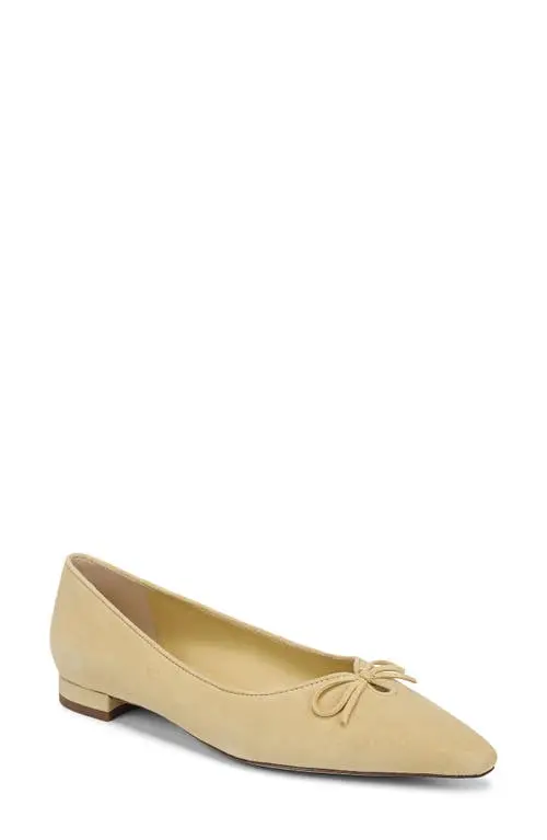 Sam Edelman Esmira Pointed Toe Flat - Dusty Yellow