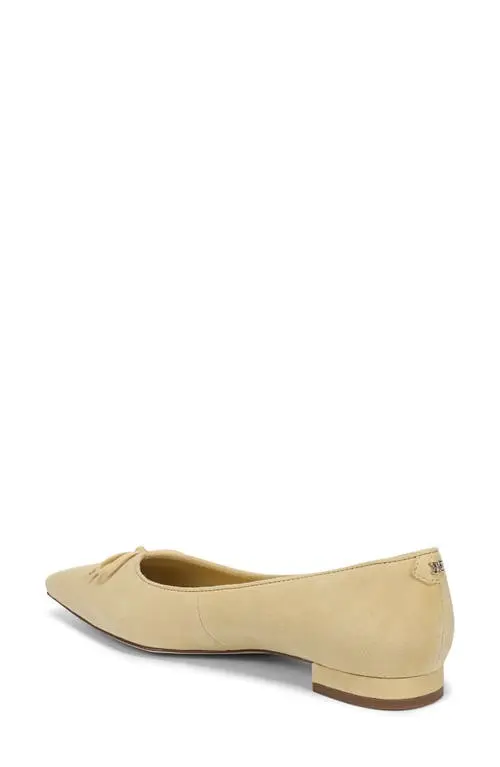 Sam Edelman Esmira Pointed Toe Flat - Dusty Yellow
