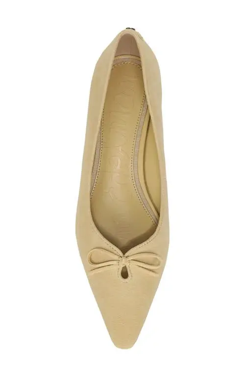 Sam Edelman Esmira Pointed Toe Flat - Dusty Yellow