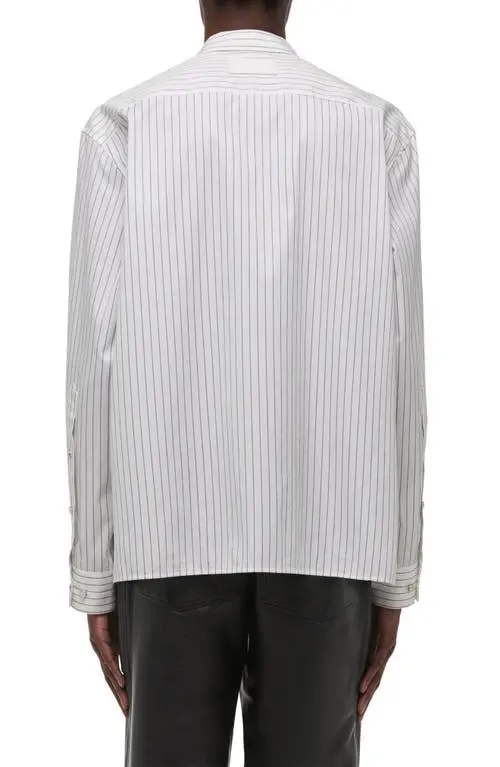 Helmut Lang Relaxed Fit Stripe Button-up Shirt