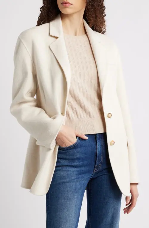 Rag & Bone Zoe Wool Blazer - Ivory