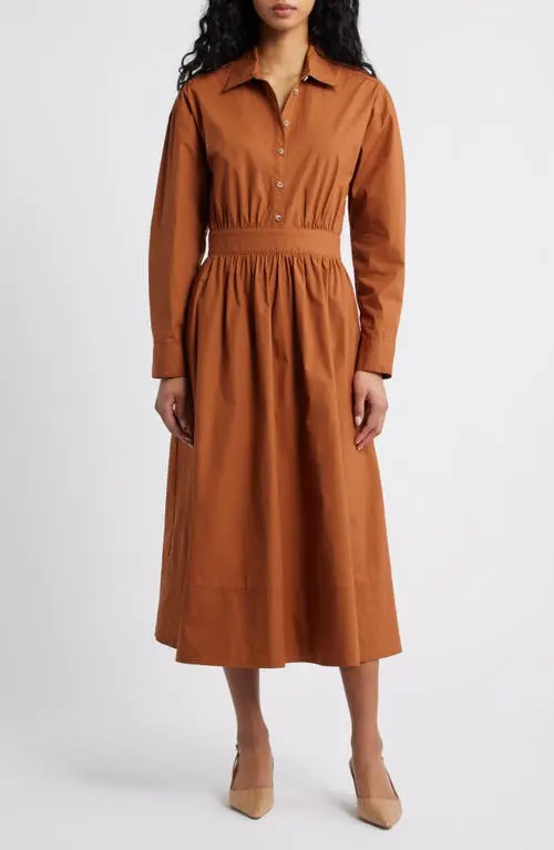 FREEMARKET Long Sleeve Shirt Dress