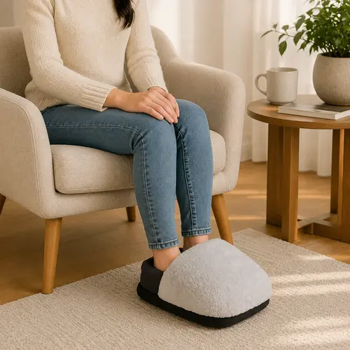 PURSONIC Heated Foot Warmer & Massager - Grey