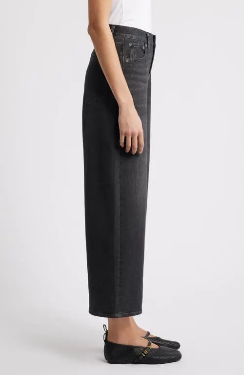 Rag & Bone Cotton Terry Wide Leg Pants
