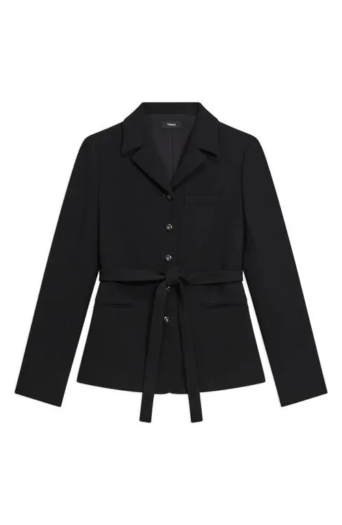 Theory Tie Waist Tailored Jacket