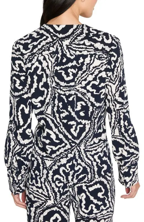 NIC+ZOE Printed Button-up Shirt