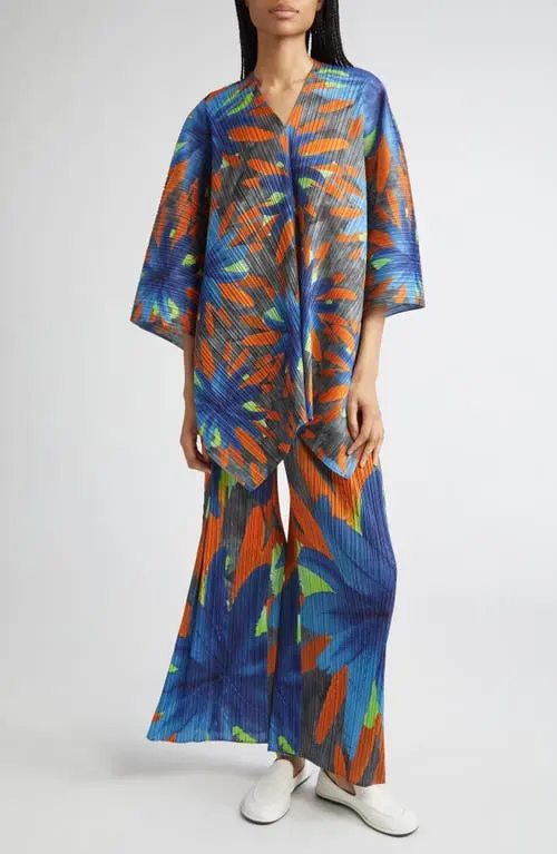 Issey Miyake Carnival Pleated Wide Leg Pants