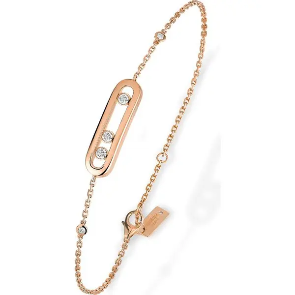 Messika Baby Move Diamond Bracelet - Rose Gold/diamond