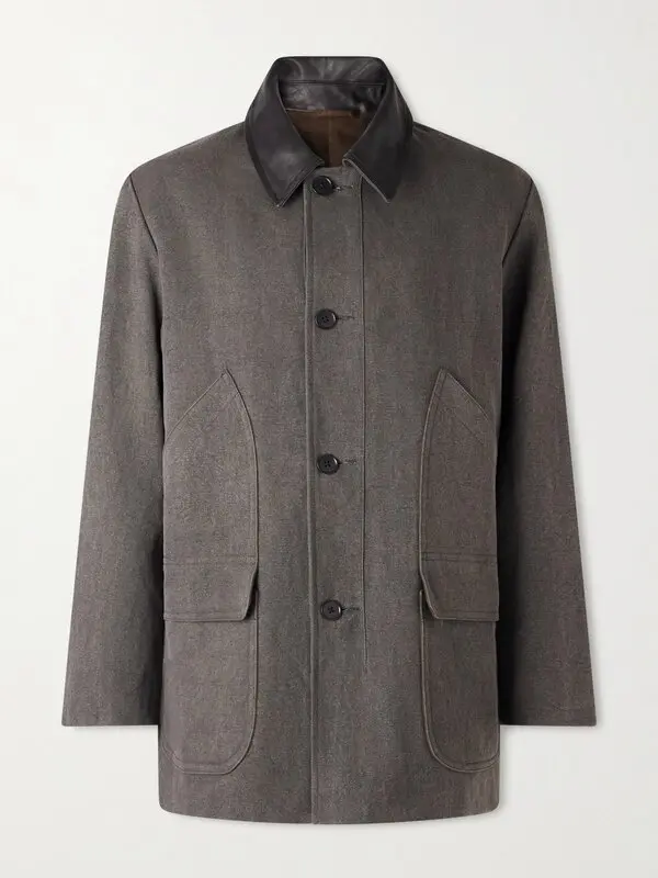 KAPTAIN SUNSHINE Cotton And Hemp-blend Coat