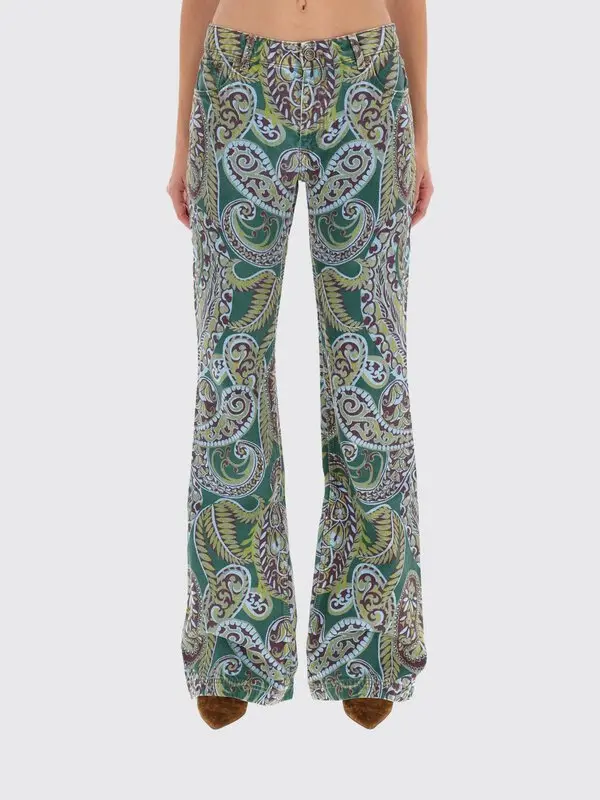 Etro Printed Flare Jeans