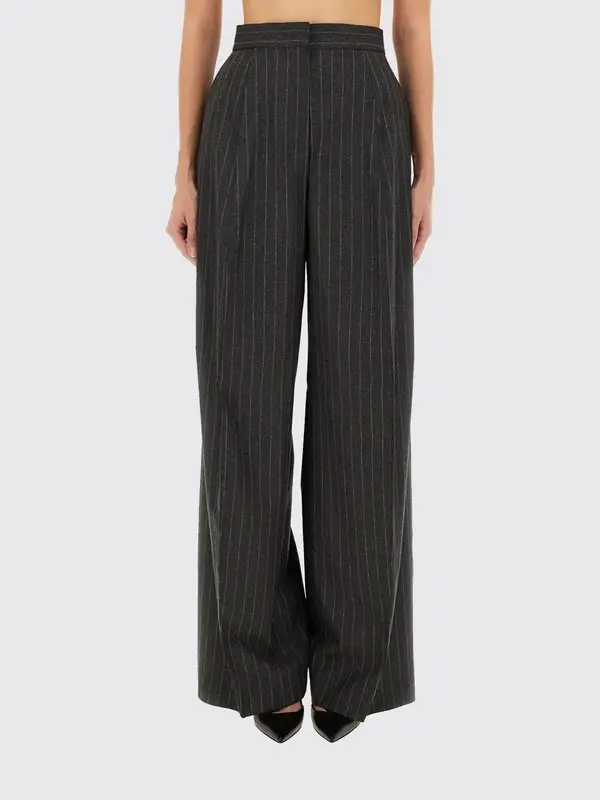 Sportmax Pinstriped Wide-leg Trousers