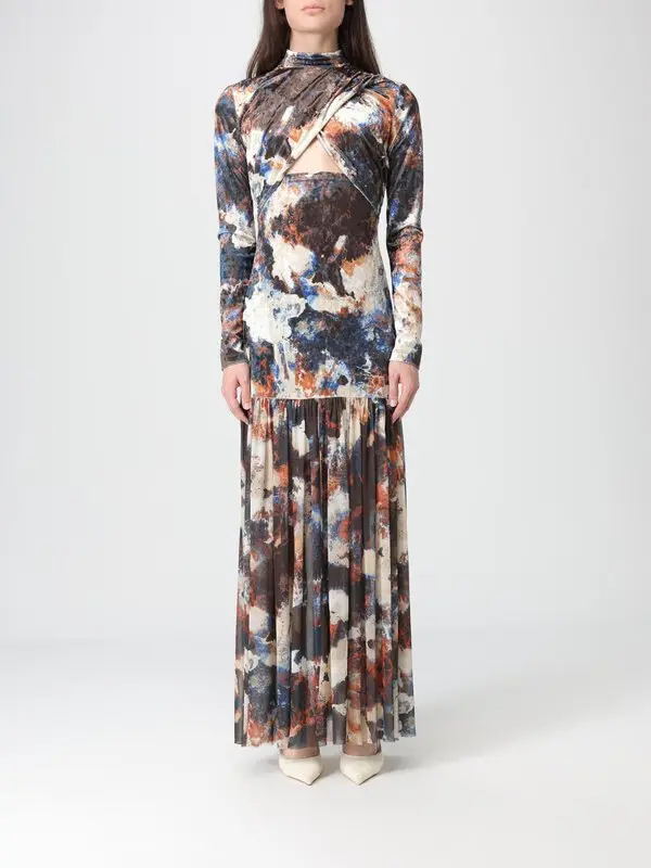 Just Cavalli Printed Maxi Dress
