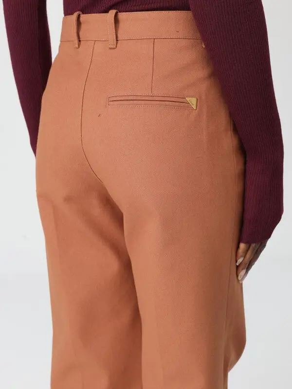 Chloé Wide Leg Tailored Trousers - Brown