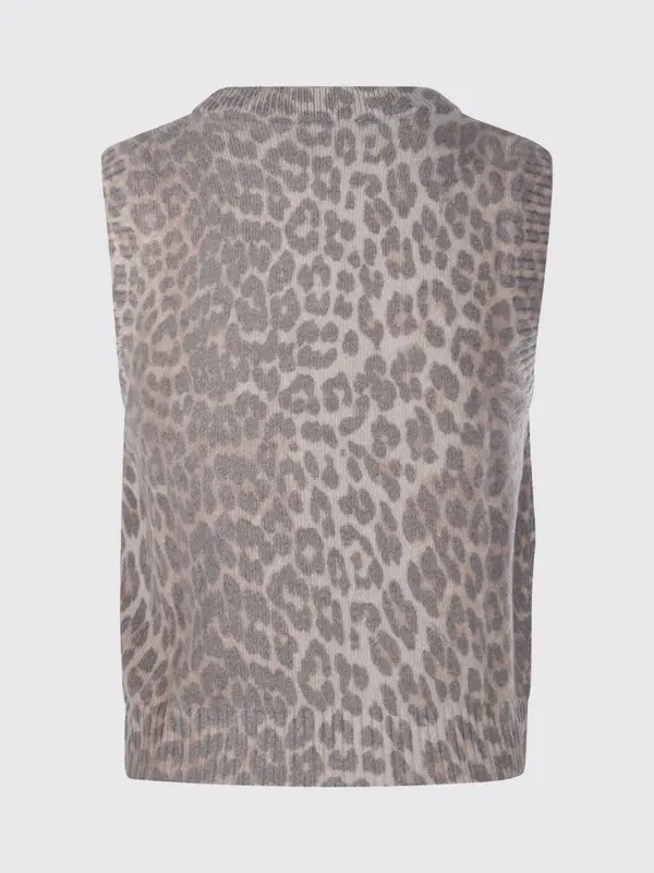 GANNI Knit Vest - Brown