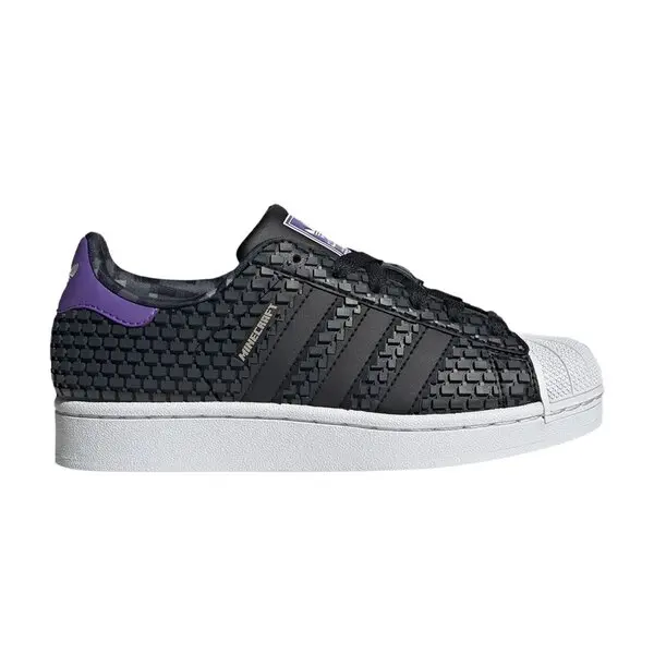 Adidas Minecraft X Superstar J 'enderman' Sneakers