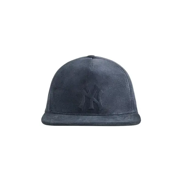 Kith Ronnie Fieg For ‘47 Suede Hitch Pinch Crown Strapback - Black