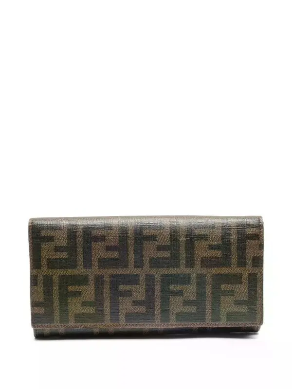Fendi 2000s Zucca-pattern Wallet - Brown