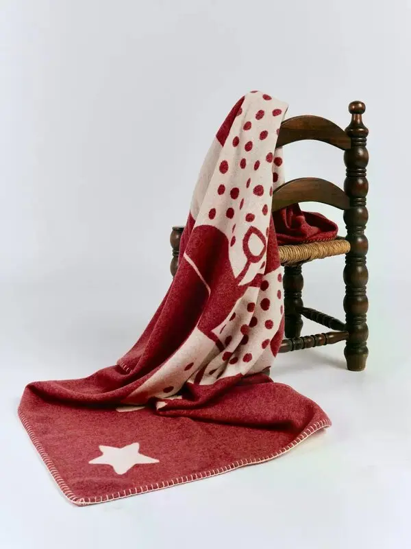 LAGOMORO Stitched Graphic Pascal Blanket