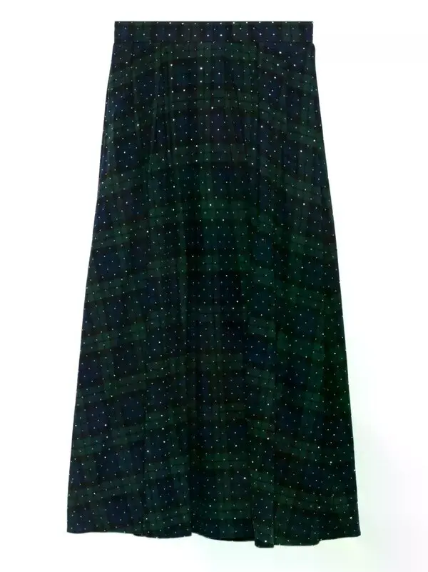 Maje Plaid-check A-line Skirt