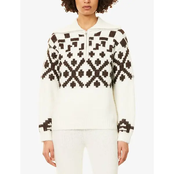4TH & RECKLESS Fair Isle Knitted Jumper