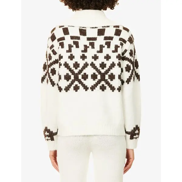 4TH & RECKLESS Fair Isle Knitted Jumper