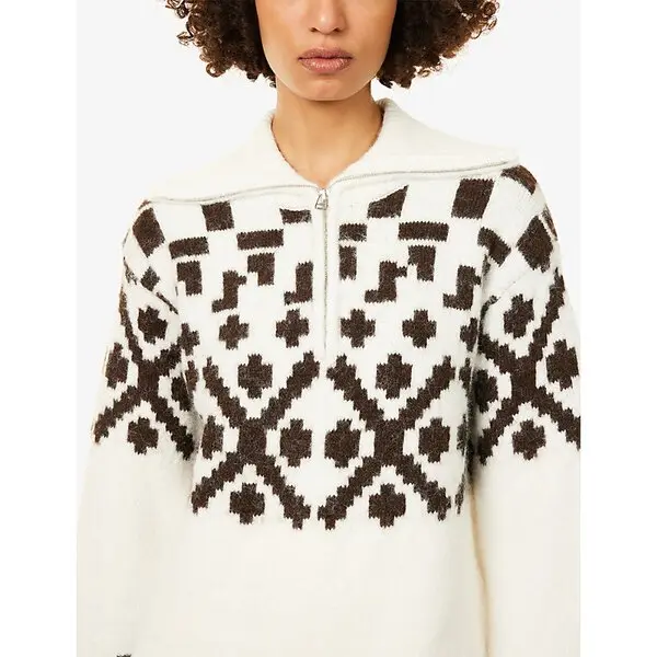 4TH & RECKLESS Fair Isle Knitted Jumper