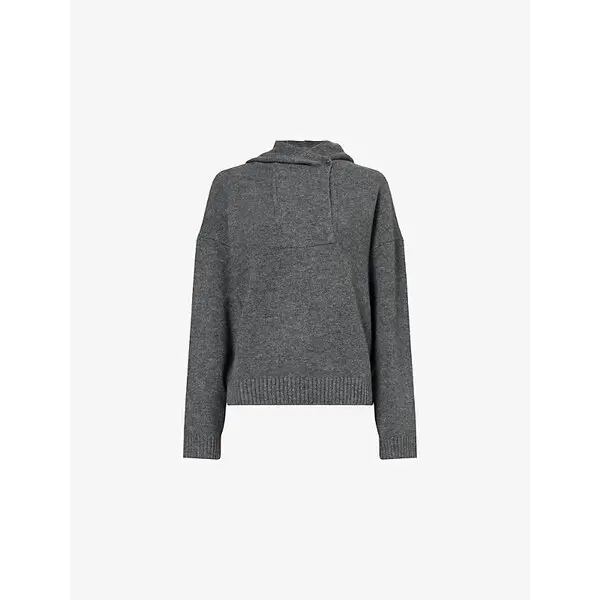 Theory Relaxed-fit Wool-blend Hoody