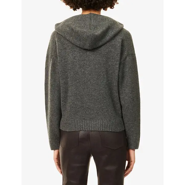 Theory Relaxed-fit Wool-blend Hoody