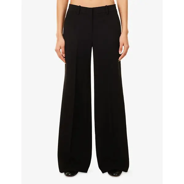 Theory Flared-leg Woven Trousers