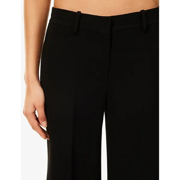 Theory Flared-leg Woven Trousers