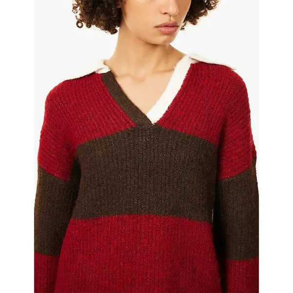4TH & RECKLESS Ruby Polo Knitted Jumper