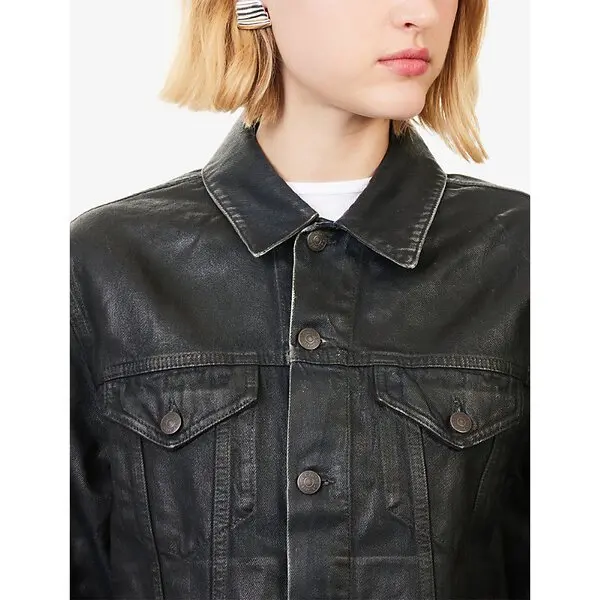 Acne Studios Coated Classic Denim Jacket