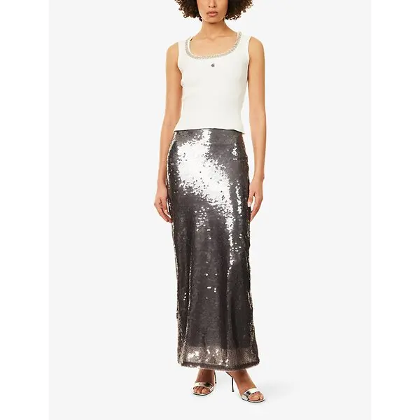 4TH & RECKLESS Sequin Maxi Skirt