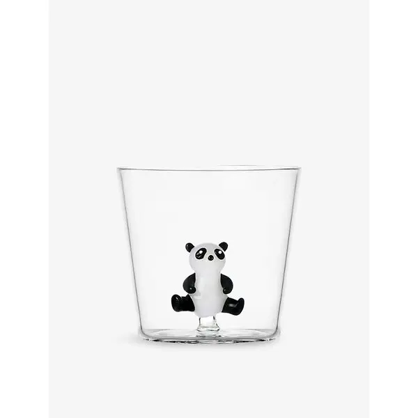ICHENDORF MILANO Savannah Panda Borosilicate-glass Tumbler - Multicolor