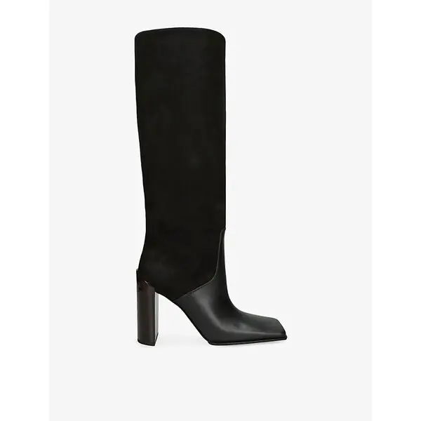 Alaïa Square Knee-high 90 Leather Boots