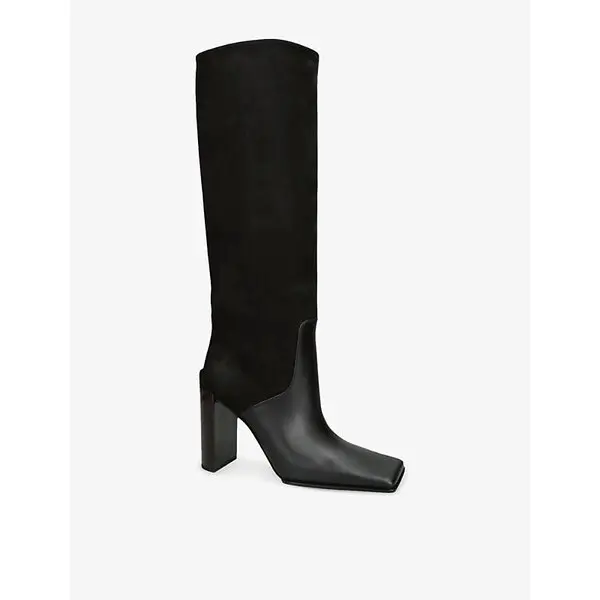 Alaïa Square Knee-high 90 Leather Boots