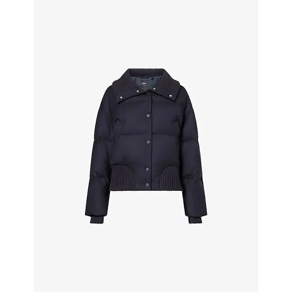 Theory Down-padded Wool-blend Jacket