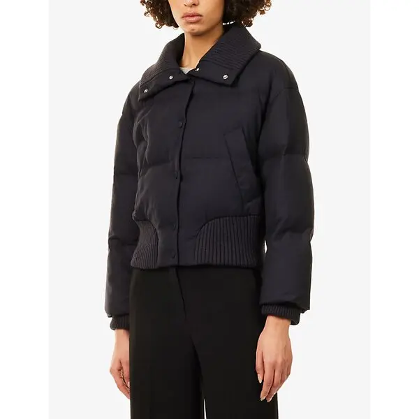 Theory Down-padded Wool-blend Jacket