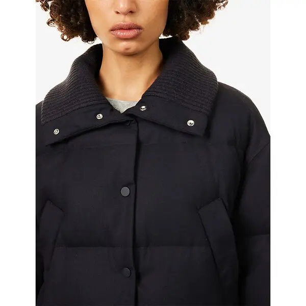 Theory Down-padded Wool-blend Jacket