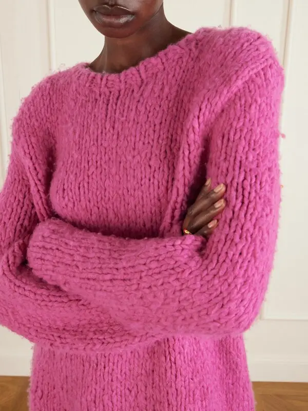 Gabriela Hearst Lawrence Cashmere Sweater - Pink