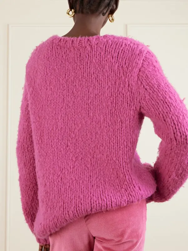 Gabriela Hearst Lawrence Cashmere Sweater - Pink