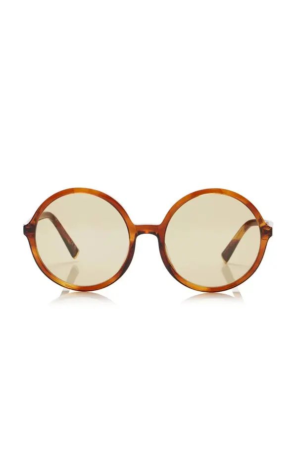 Miu Miu Round-frame Sunglasses - Brown