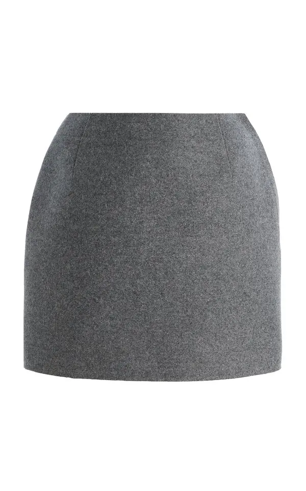 Marie Adam-Leenaerdt Base Mini Skirt - Grey