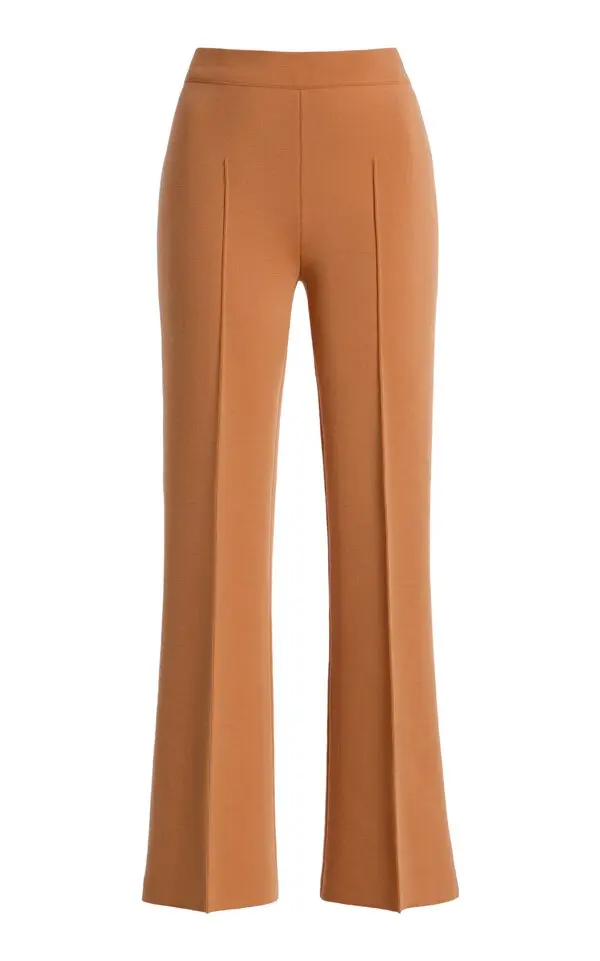 HIGH SPORT Kick Flare Merino Wool Blend Pants - Orange