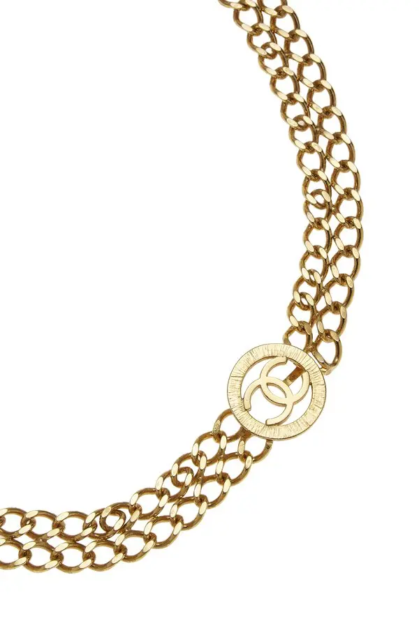 Chanel Sunburst Double Chain Belt