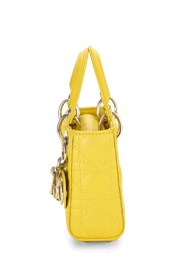 Dior Lambskin Lady - Yellow