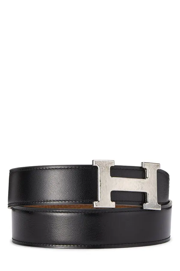 Hermès H Belt - Black
