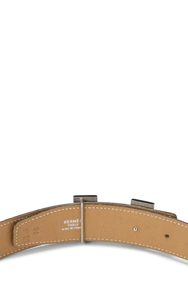 Hermès Reversible Belt With Palladium Hardware