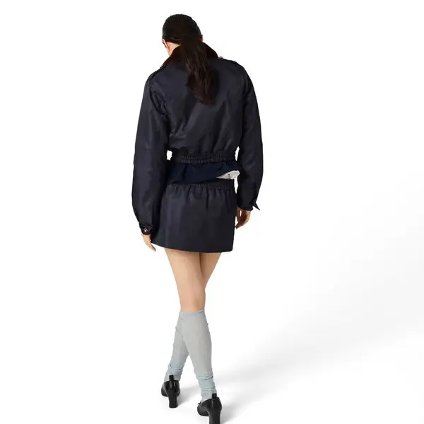 Miu Miu Technical Gazar Miniskirt