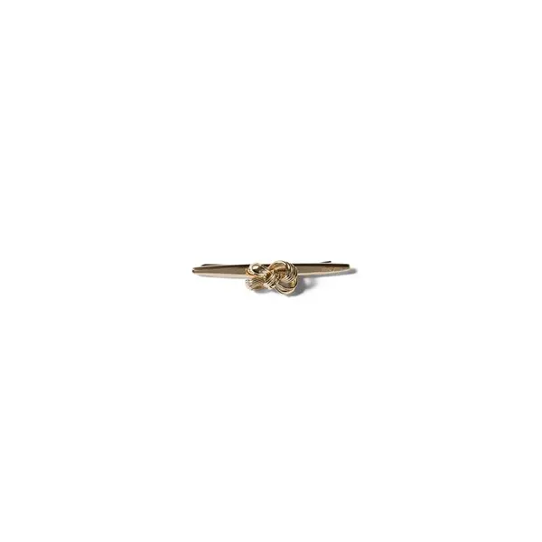 Miu Miu Metal Hair Barrette - Gold/crystal
